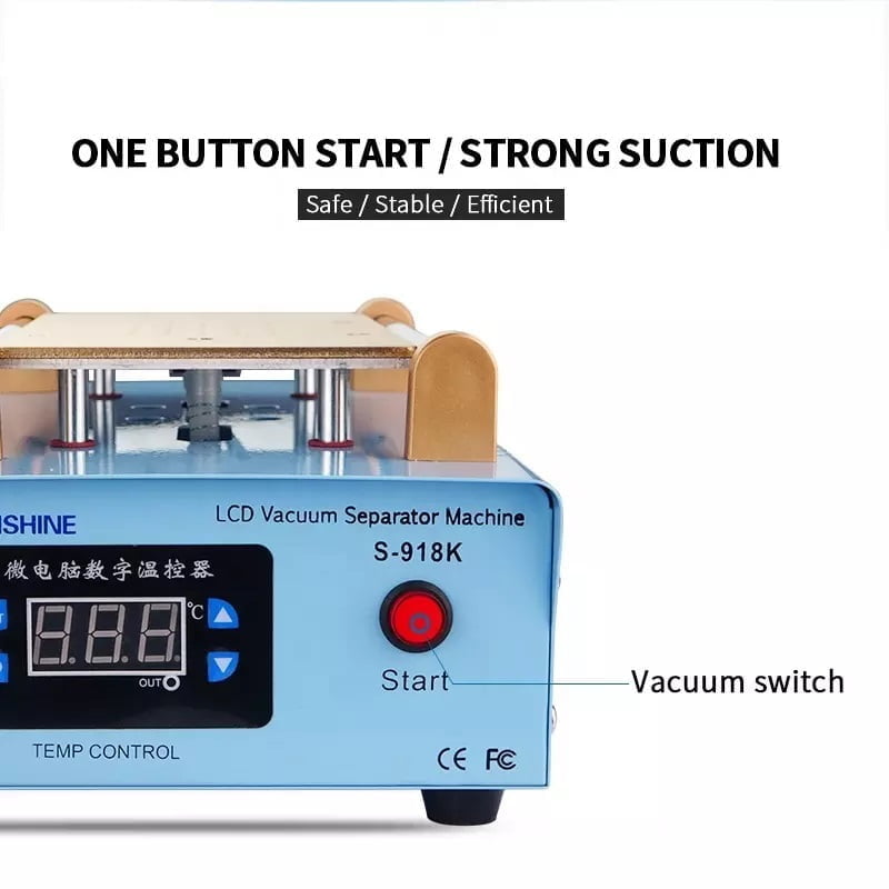 SUNSHINE Vacuum LCD Separator Machine S-918K For Mobile Phone Repair ...